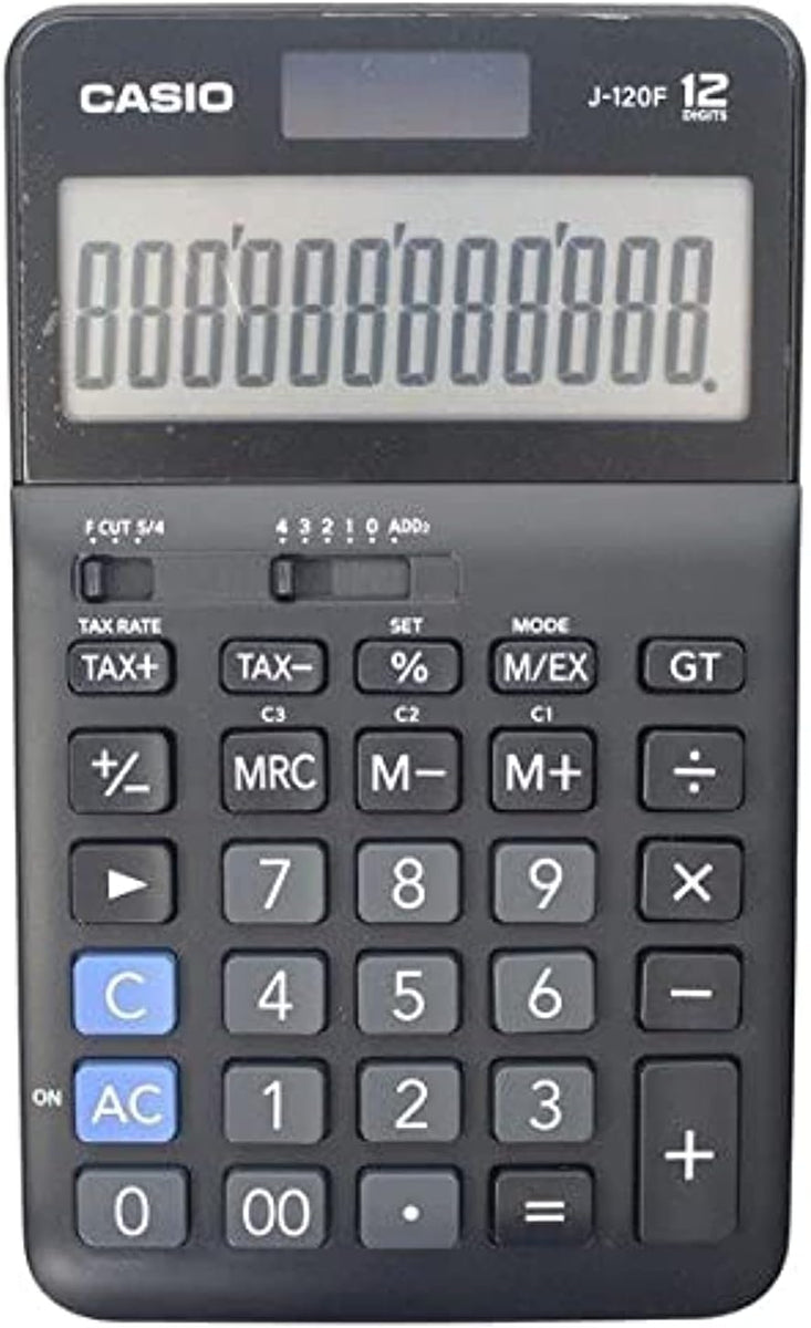 CASIO J-120F-W-DP Desktop Digital Calculator – MAGNET SHOP
